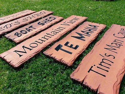Wooden Signs & Timber Plaques Personalised